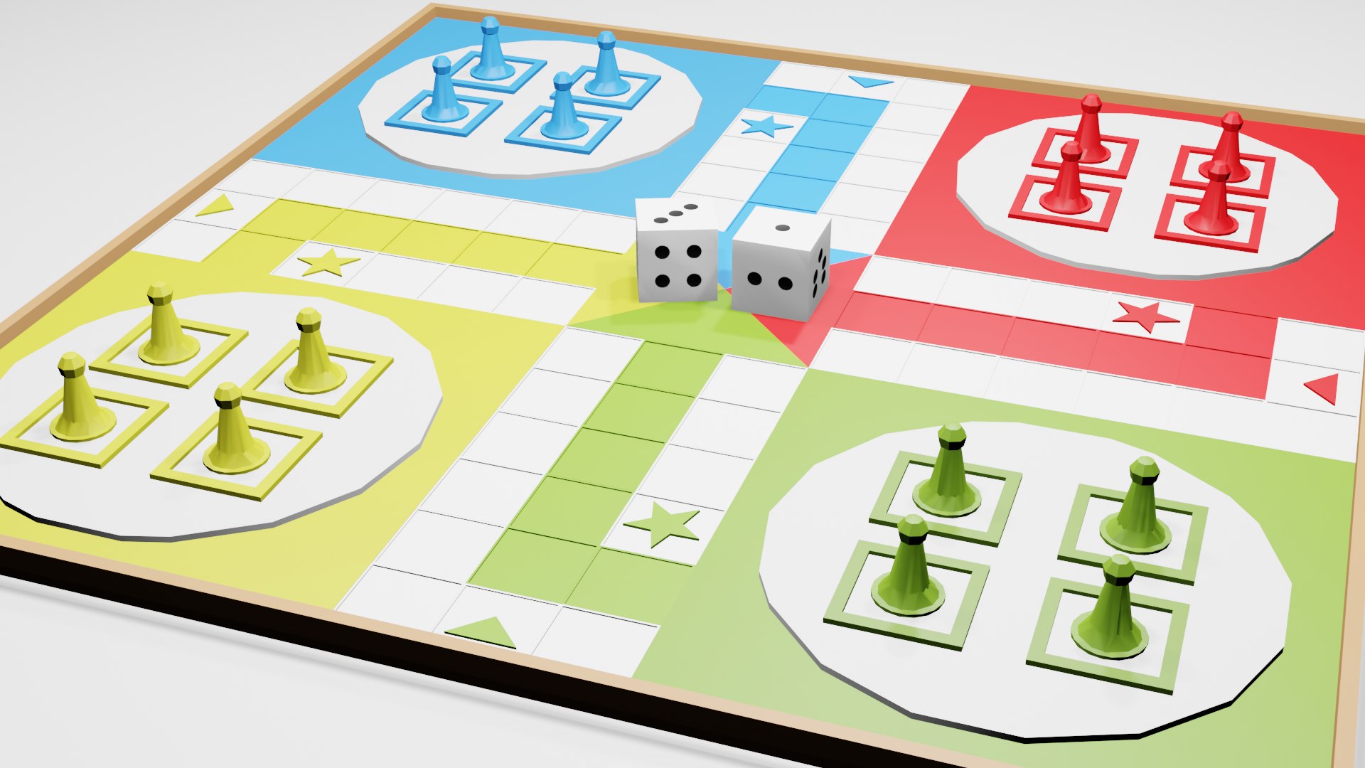 Ludo Board 3D - TurboSquid 2171178