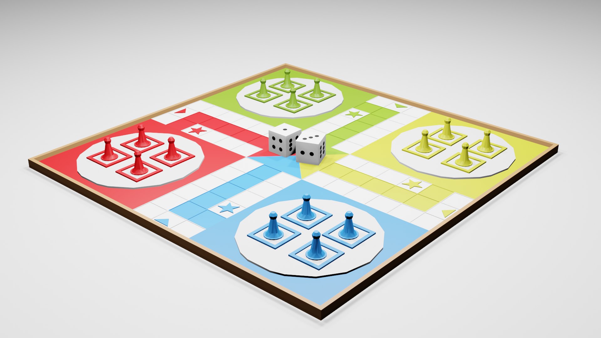 Ludo Board 3D - TurboSquid 2171178