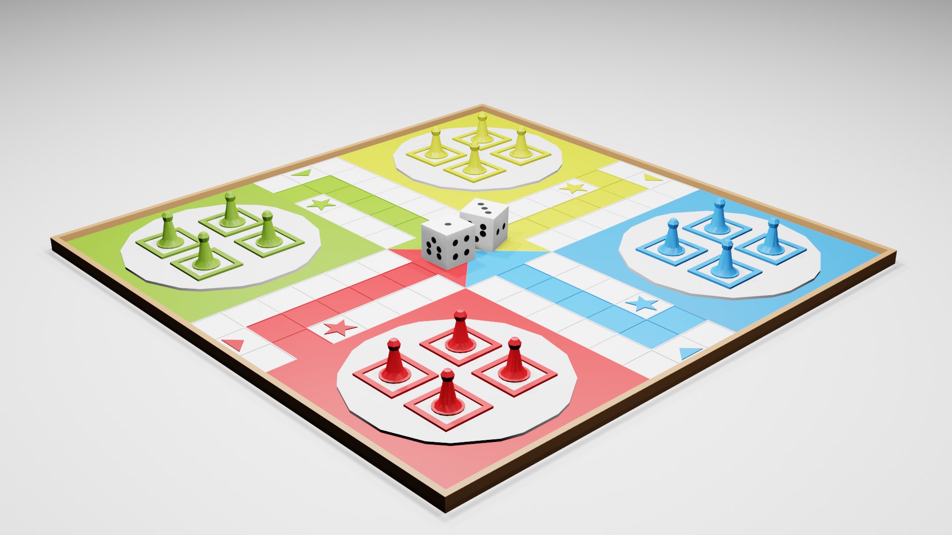 Ludo Board 3D - TurboSquid 2171178