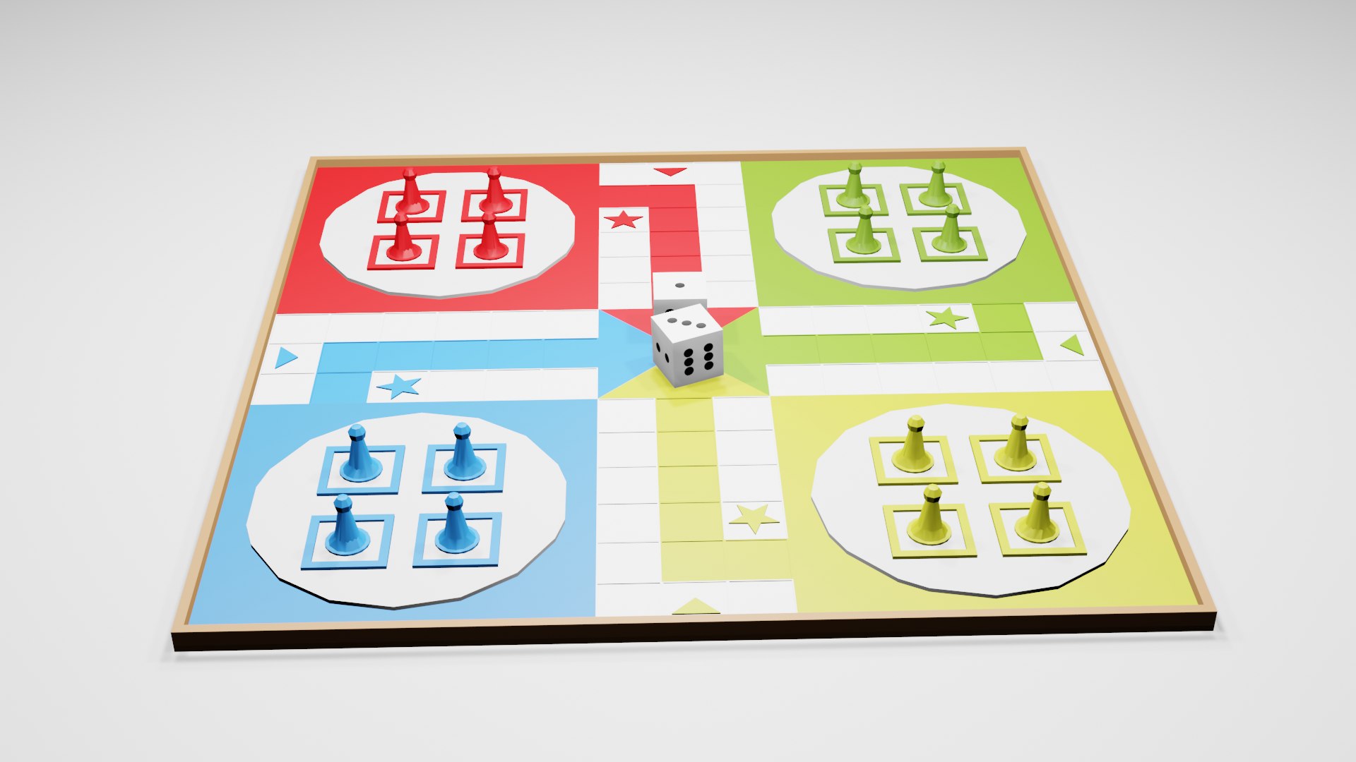 Ludo Board 3D - TurboSquid 2171178