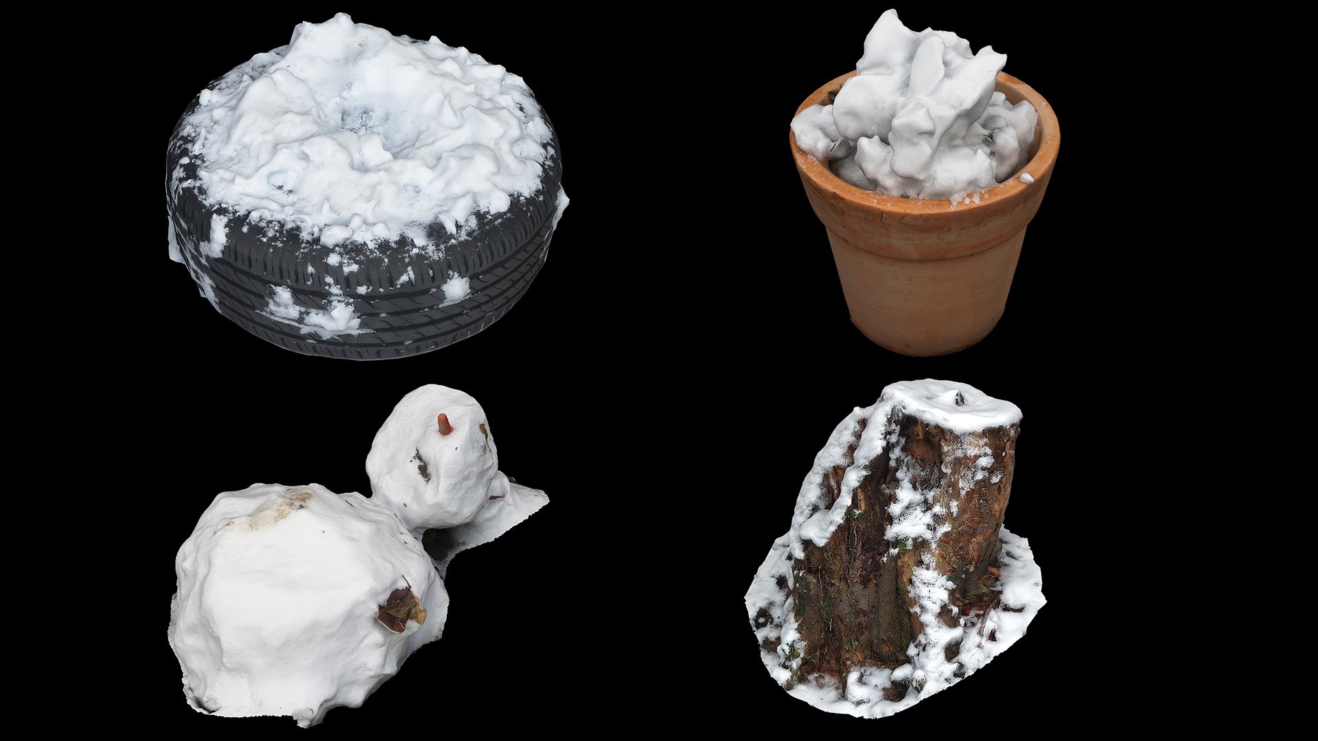 Snow Element Collection 05 Model - TurboSquid 2164091