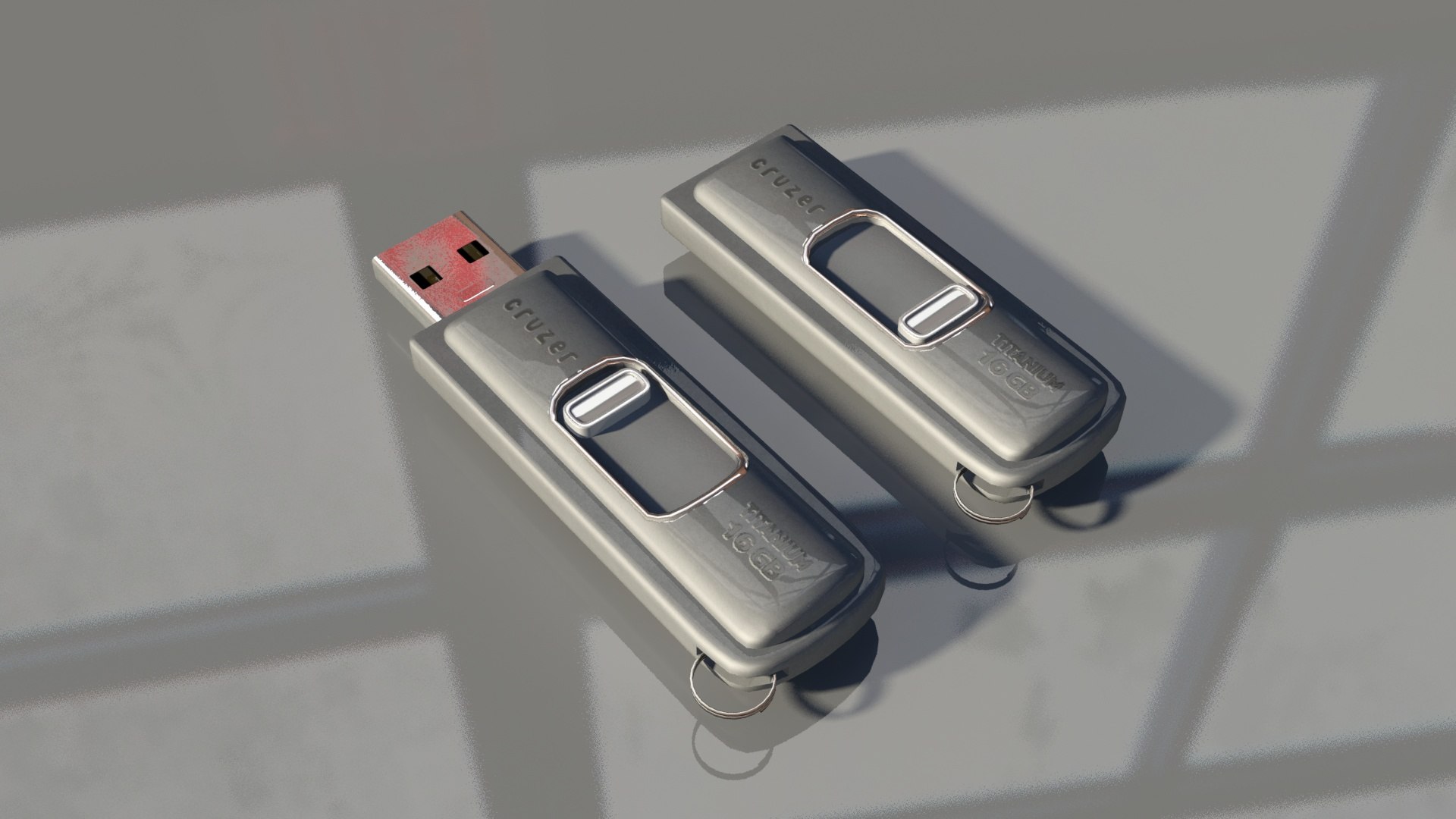 Usb Drive 3d Obj
