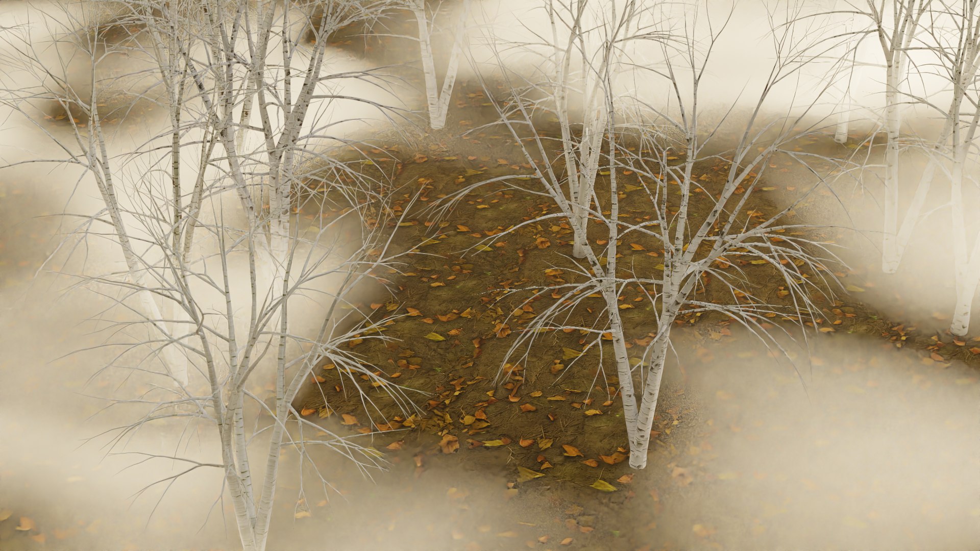 Beautiful Birch Tree Pack Low-poly 3D Model Model - TurboSquid 2064039