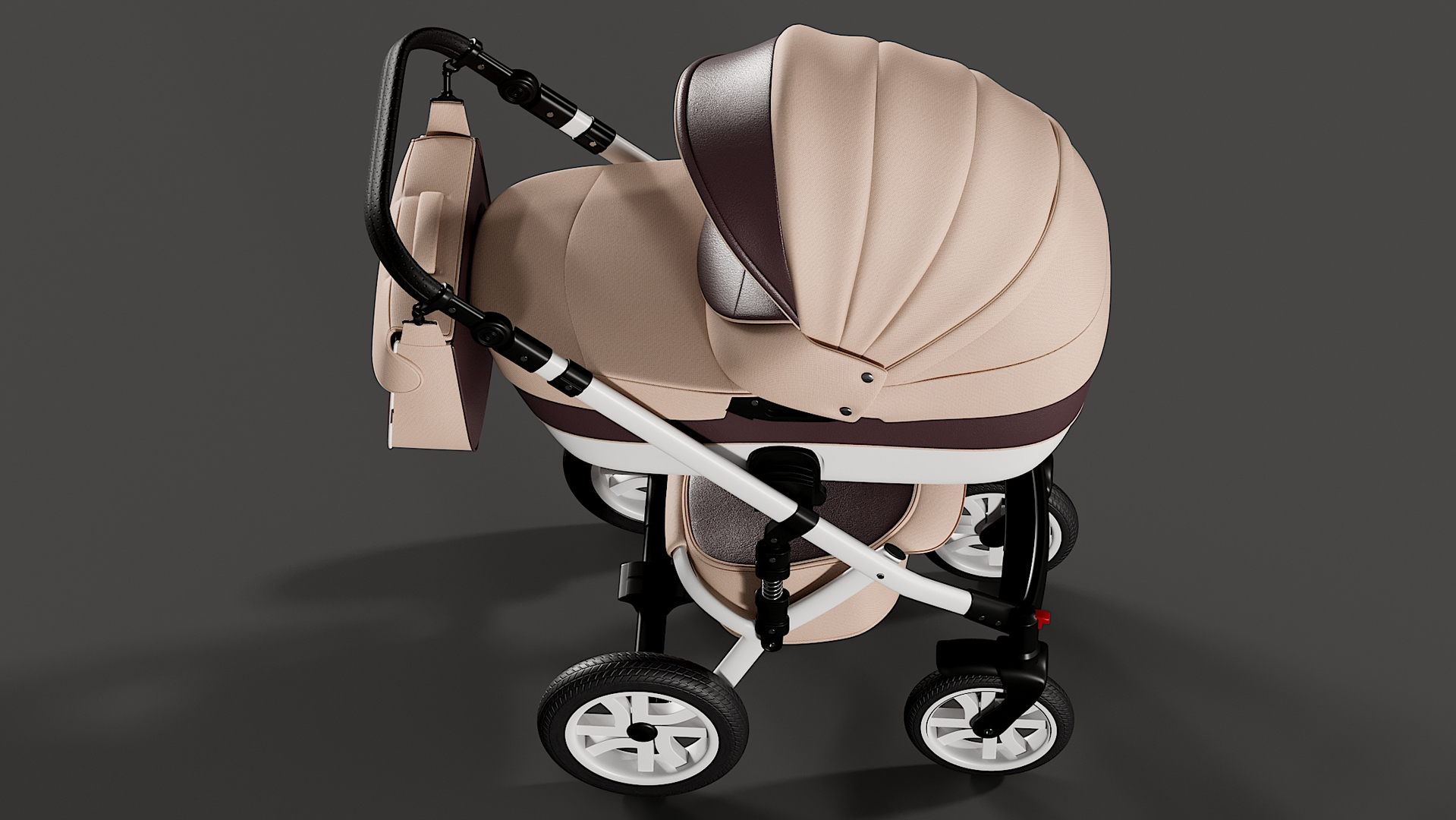 Realistic baby stroller model - TurboSquid 1578739