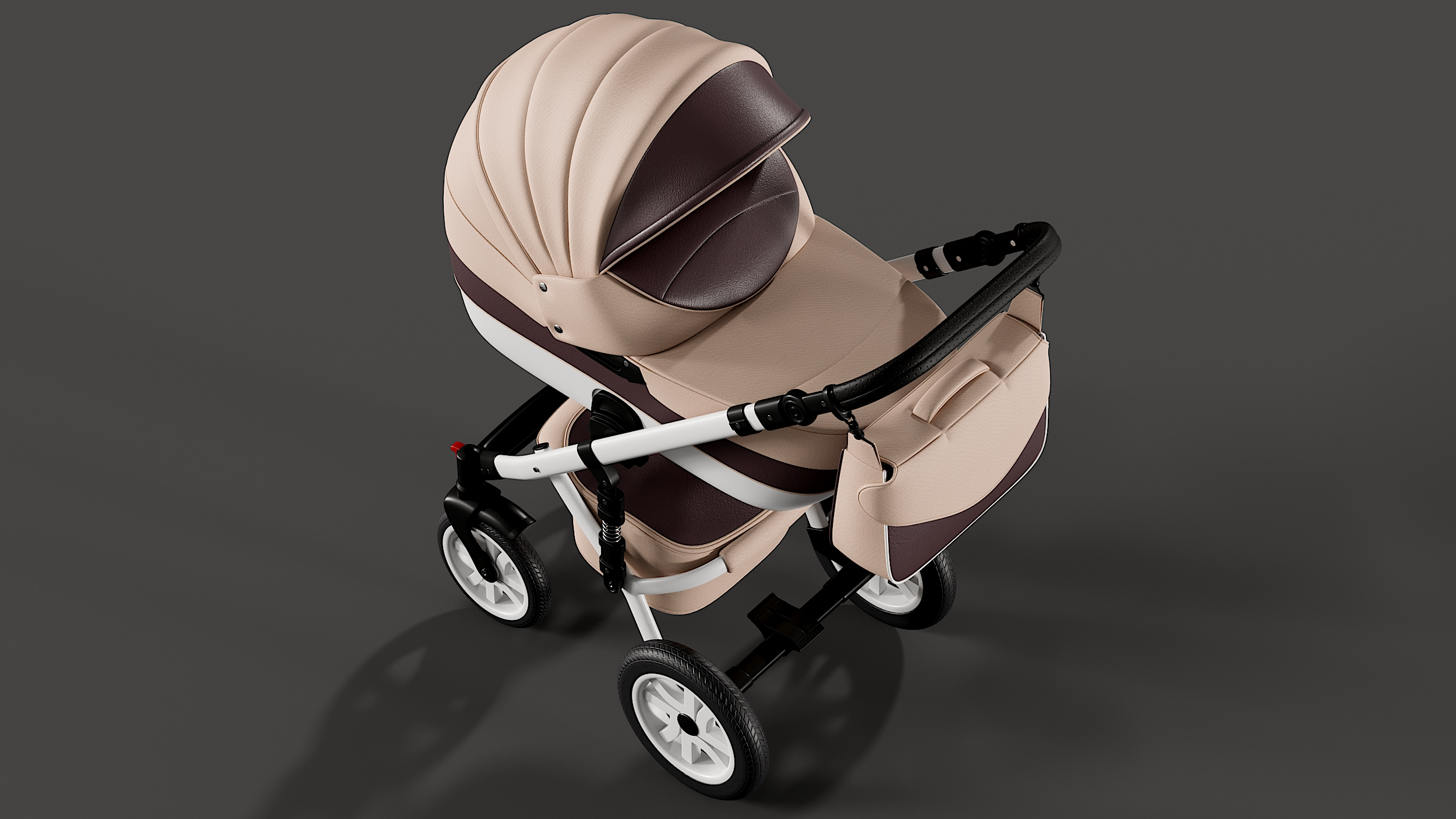 Realistic baby stroller model - TurboSquid 1578739