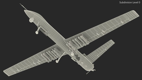 3D model CH-5 Rainbow UAV Armed - TurboSquid 1942188