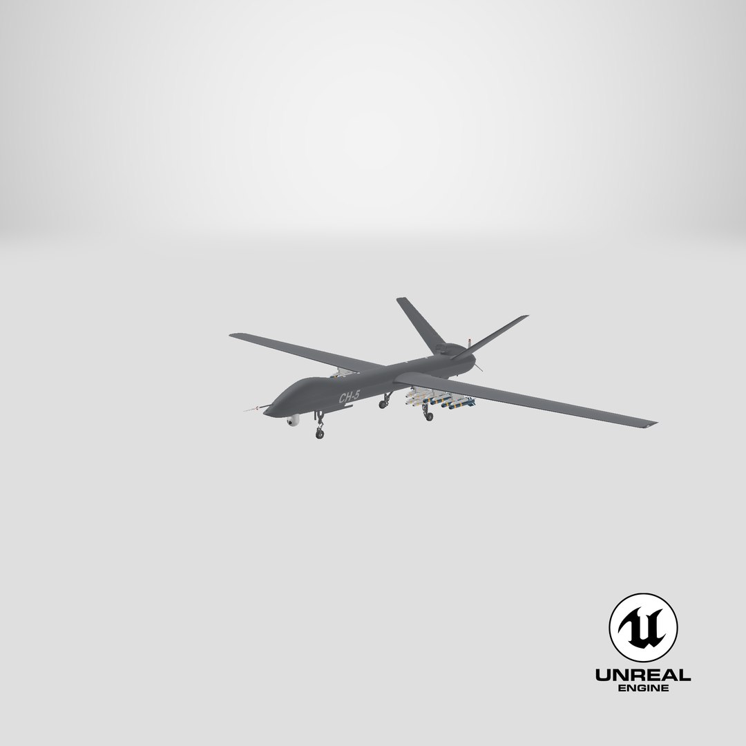 3D Model CH-5 Rainbow UAV Armed - TurboSquid 1942188