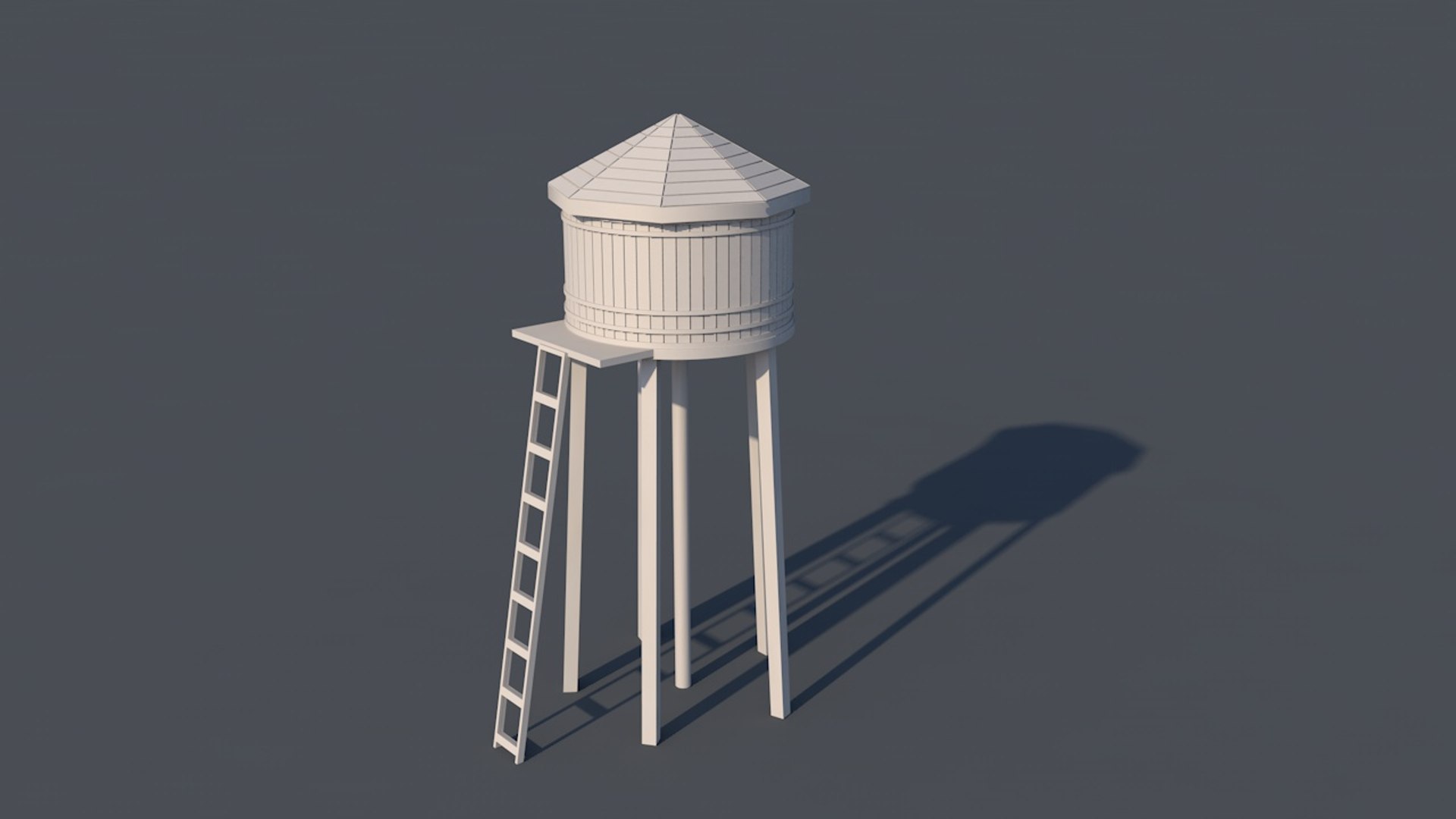 C4d Water Tower