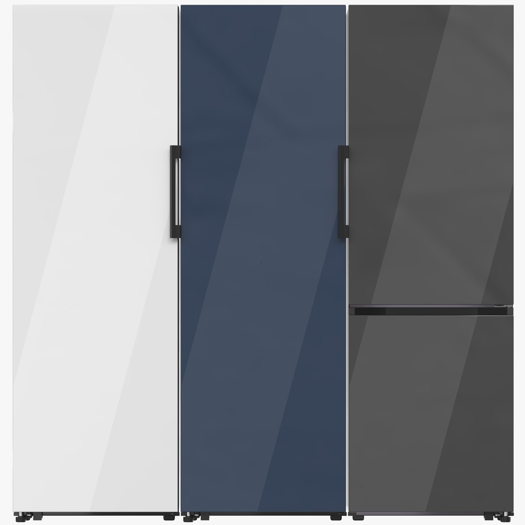 3D Samsung Refrigerator Collection 03 - TurboSquid 1937681