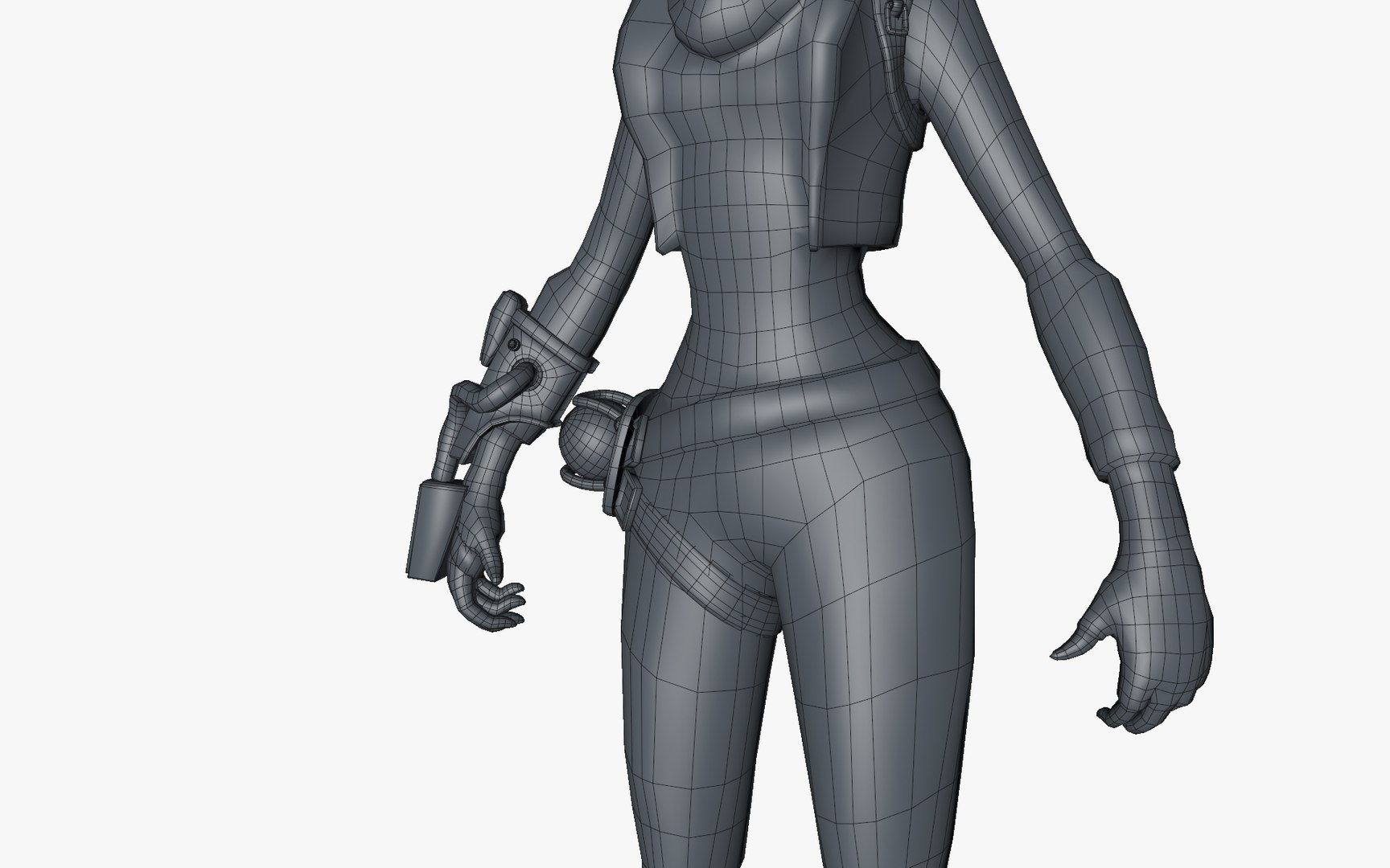 3D Punk Girl Character - TurboSquid 1395636