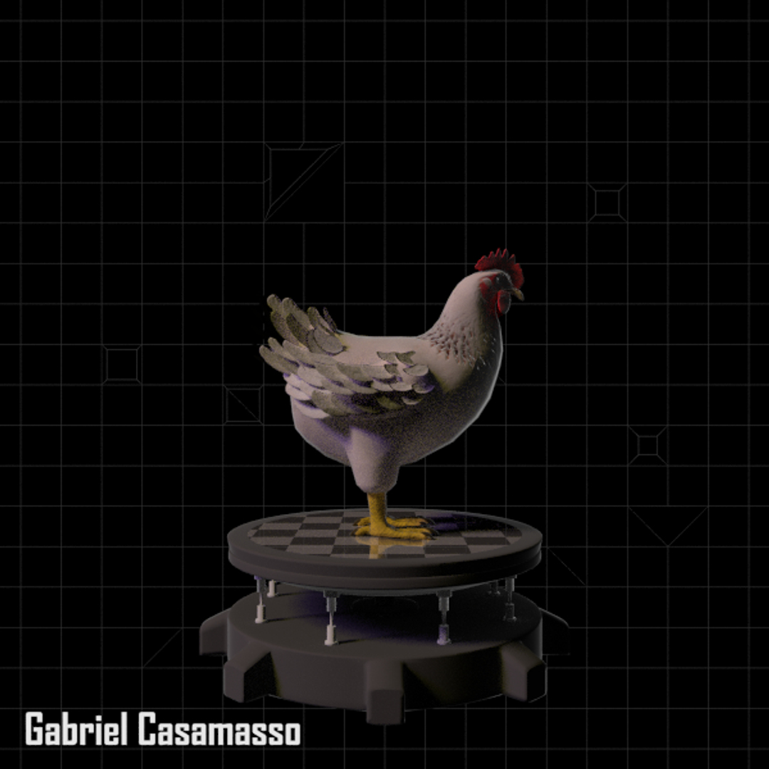 3d Chicken Gallus Domesticus
