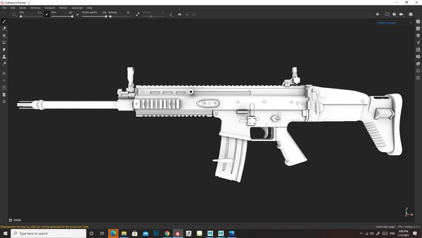 Weapon gun rifle 3D model - TurboSquid 1678776