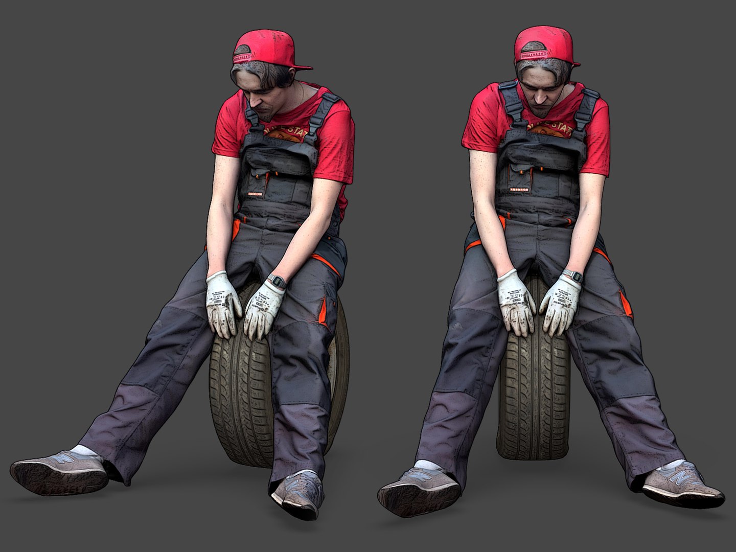3D Stylized Car Mechanic Character - TurboSquid 1723854