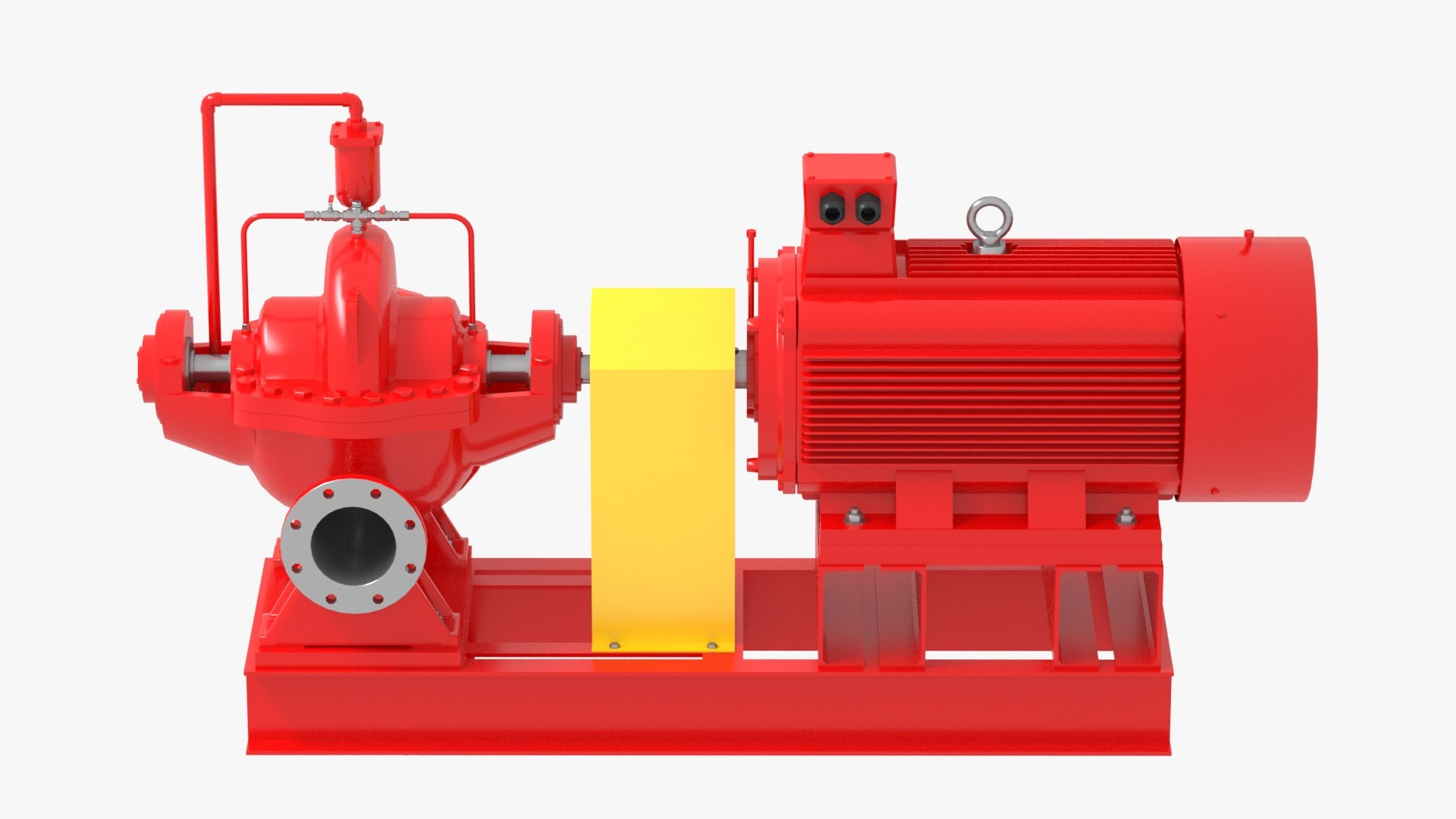 Split Case Centrifugal Fire Pump 3D Model - TurboSquid 2233058