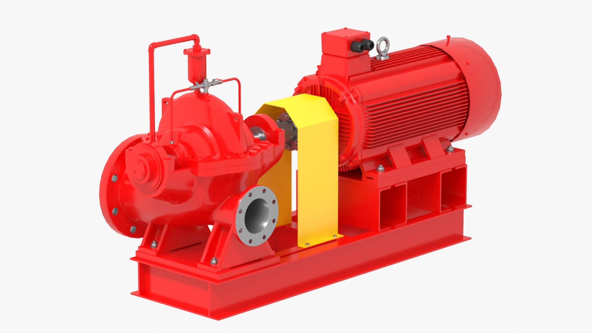 Split Case Centrifugal Fire Pump 3D Model - TurboSquid 2233058