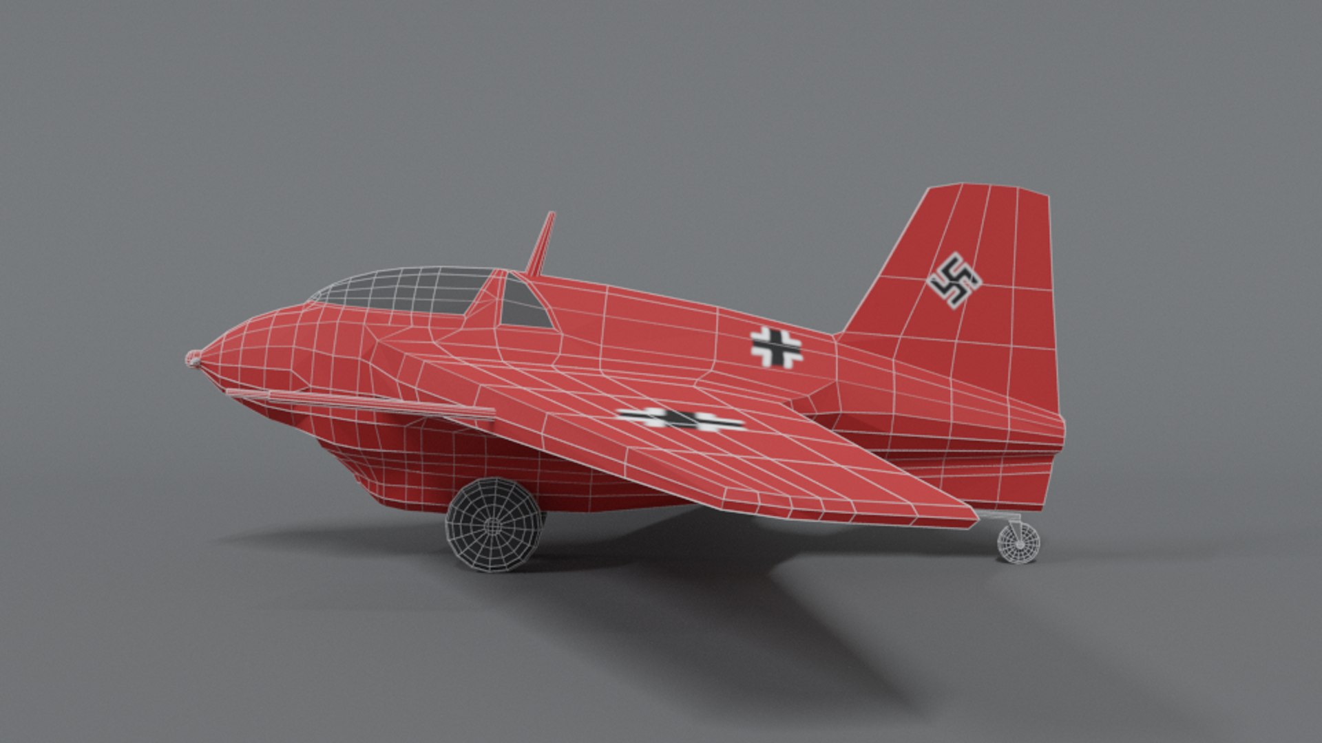 Messerschmitt 163 Komet Airplane 3D Model - TurboSquid 1582621
