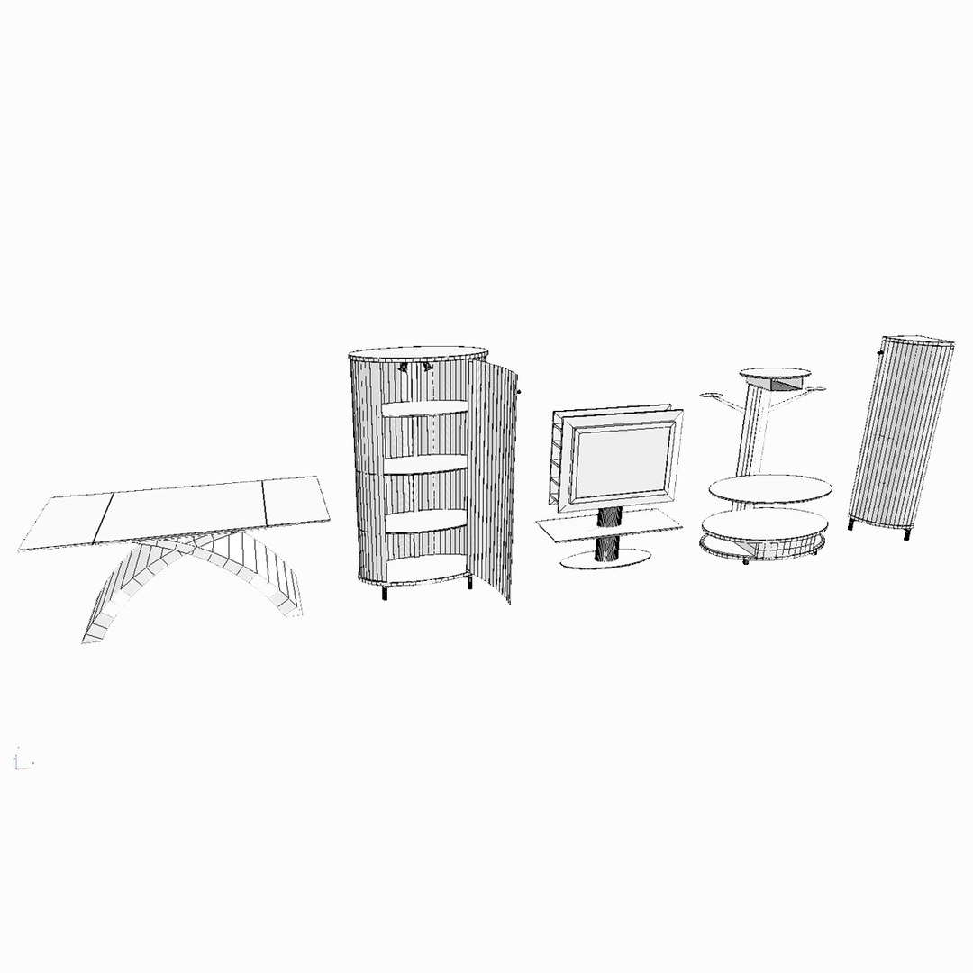 Interior Glass Design 3d Model