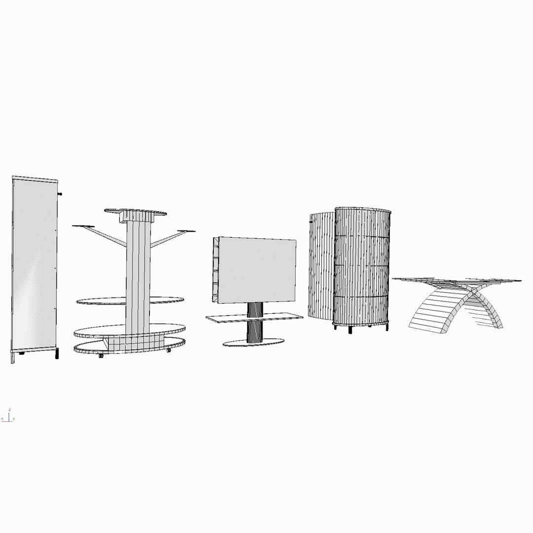 Interior Glass Design 3d Model