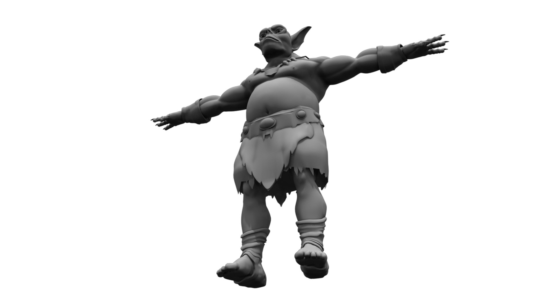 3D Monster Man - TurboSquid 1540103