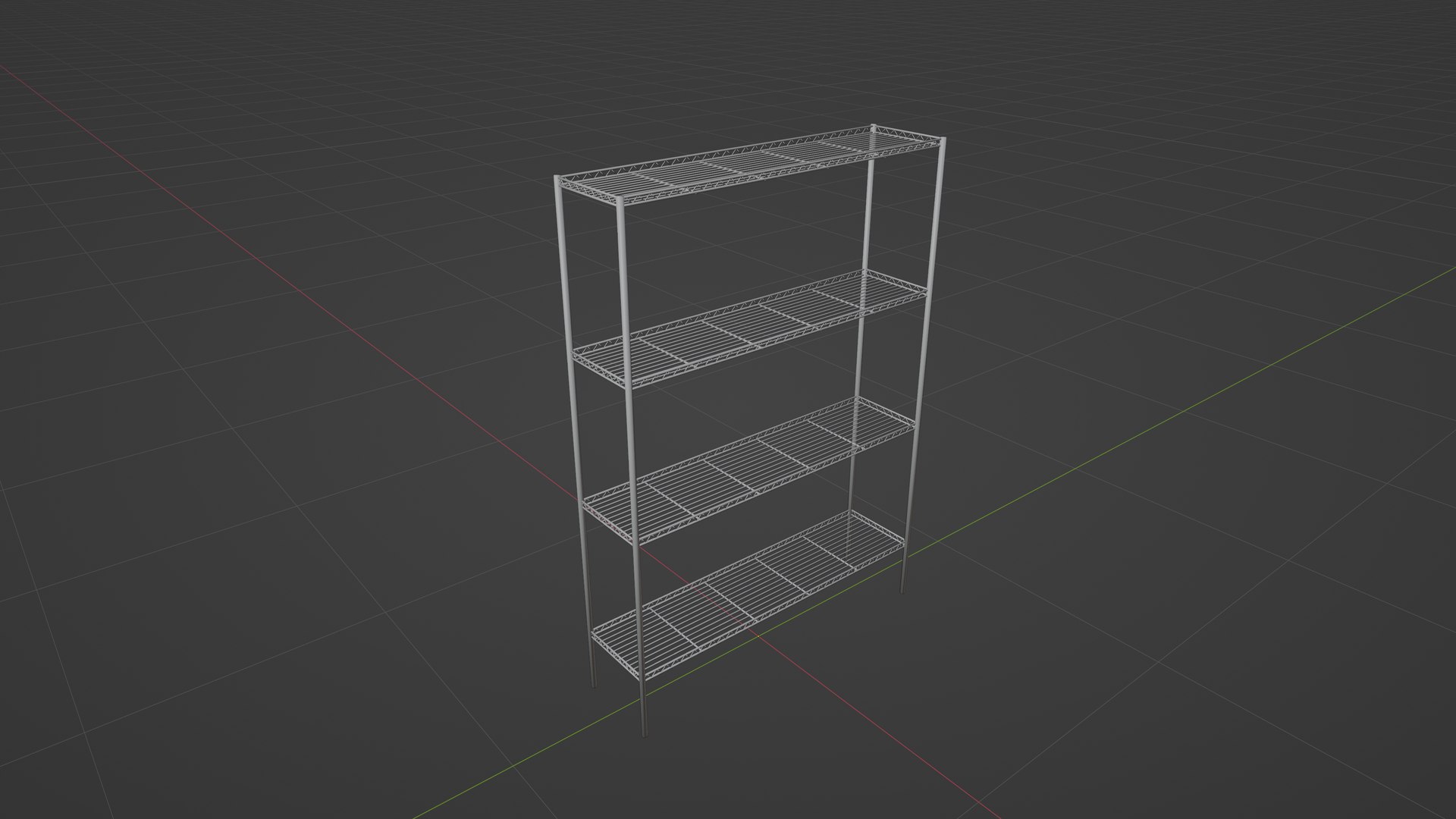 3D Metal Shelf Model - TurboSquid 2089981