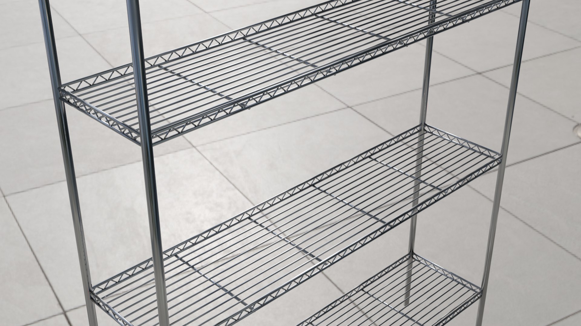 3D Metal Shelf Model - TurboSquid 2089981