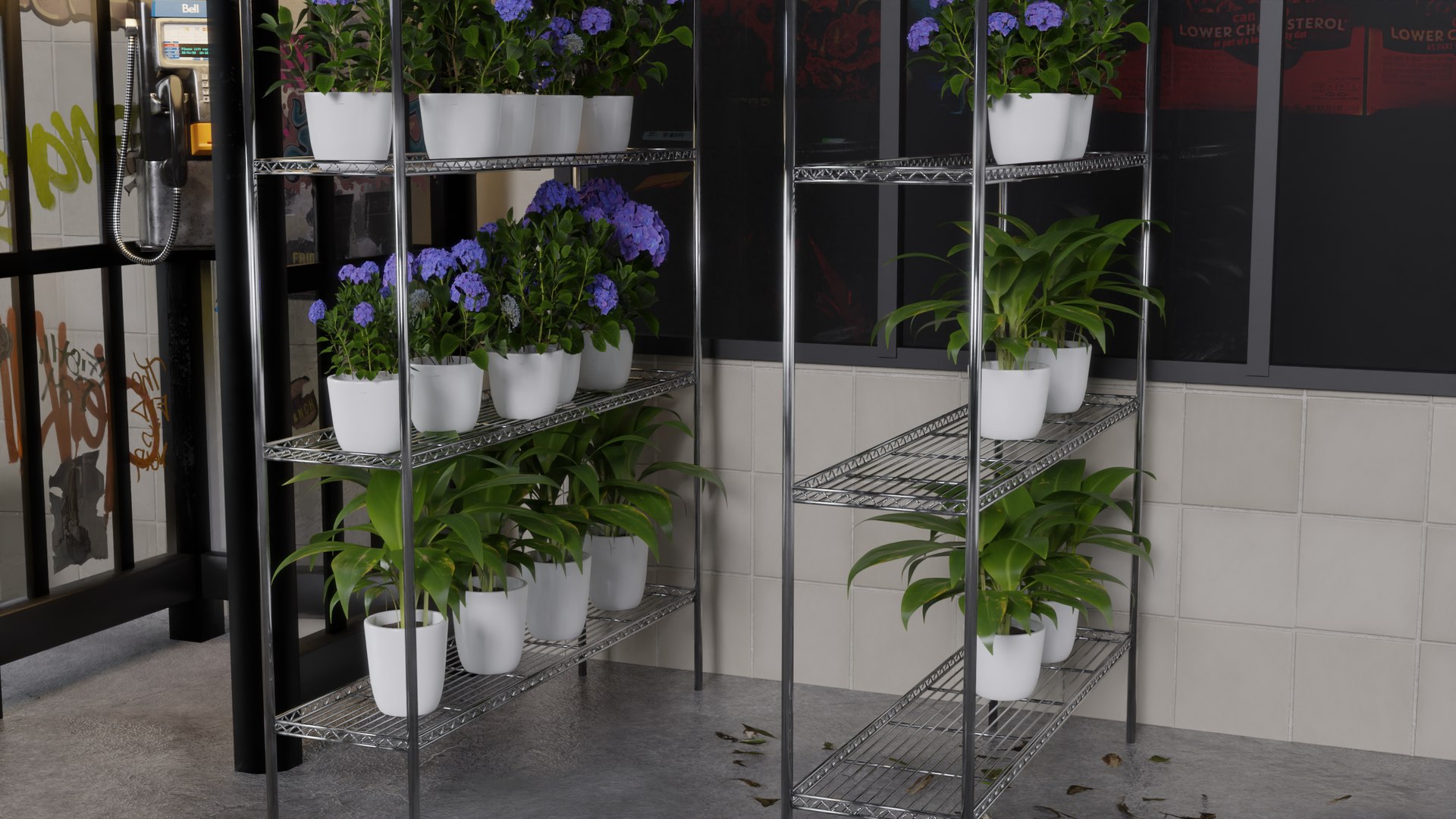 3D Metal Shelf Model - TurboSquid 2089981