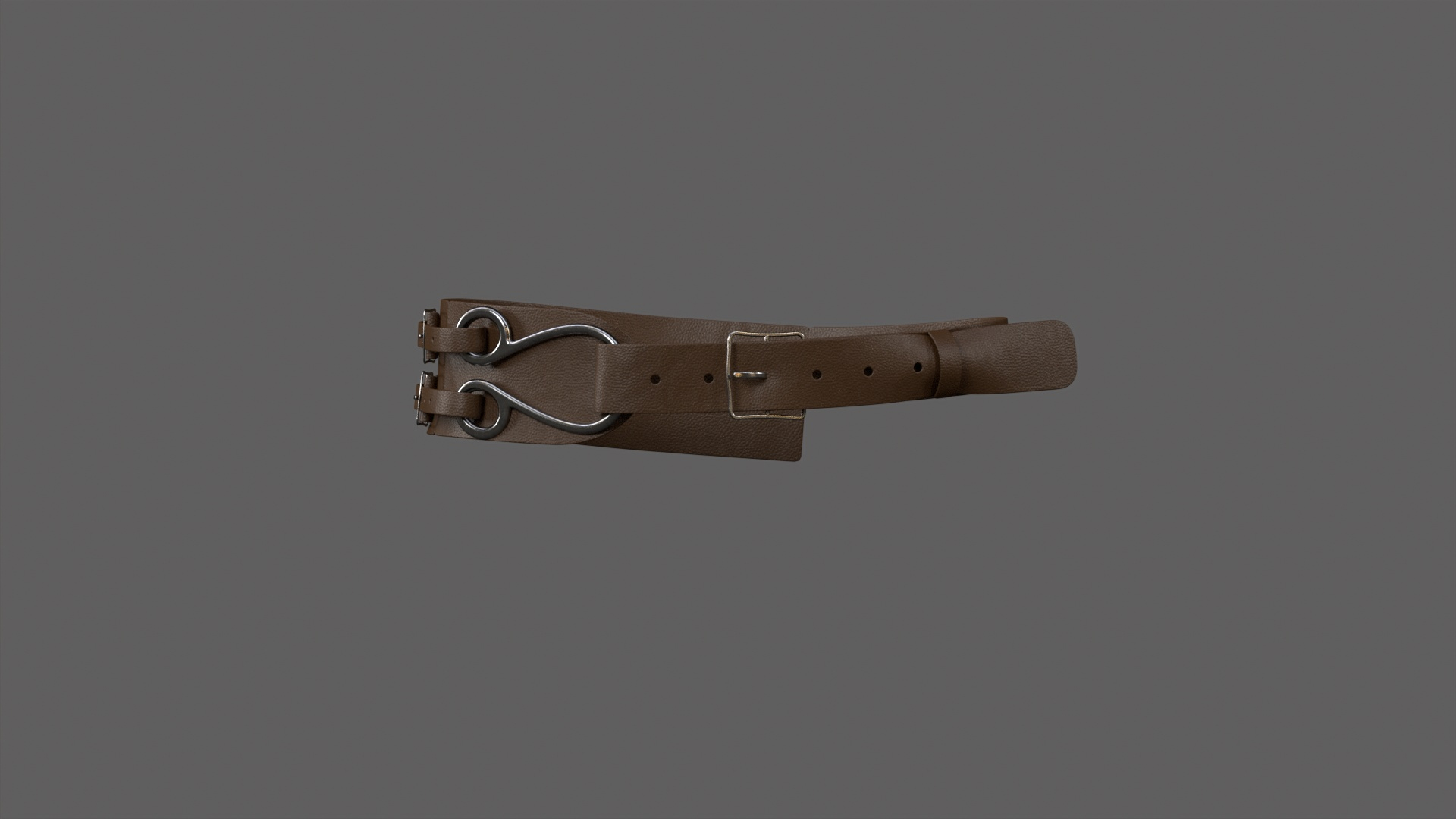 10 Buckle Belt Model - TurboSquid 2349450