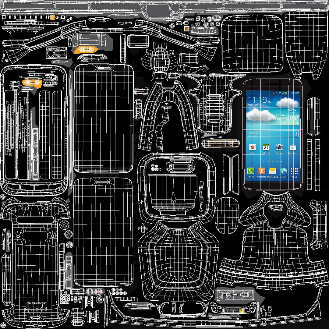 Chainway Android RFID Scanner 3D - TurboSquid 2055932