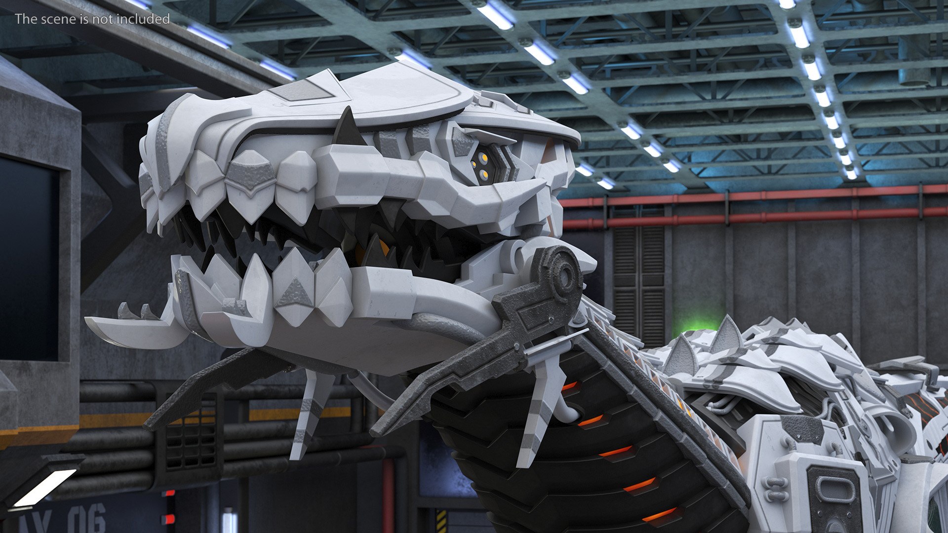 Dinosaur Robot Rigged 3D Model - TurboSquid 2247476