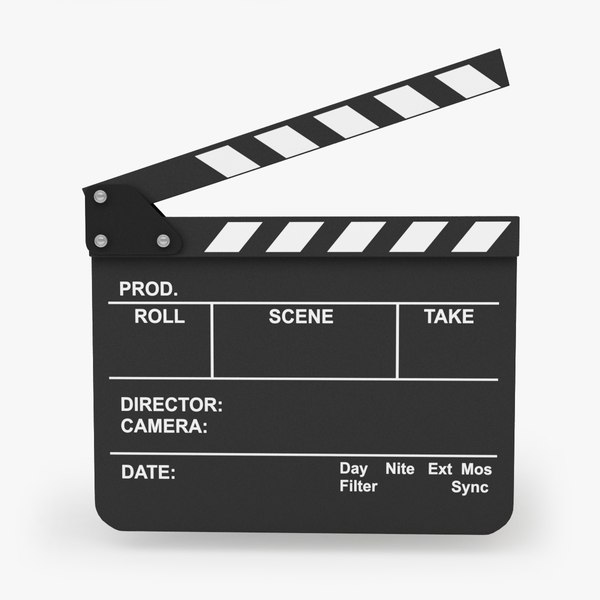 3d max clapboard board