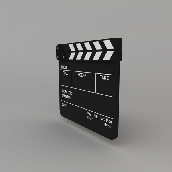 3d max clapboard board