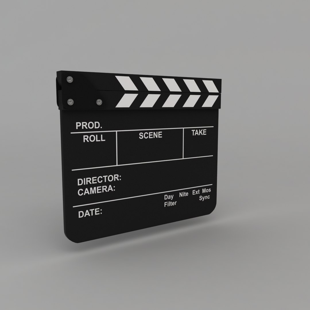 3d Max Clapboard Board