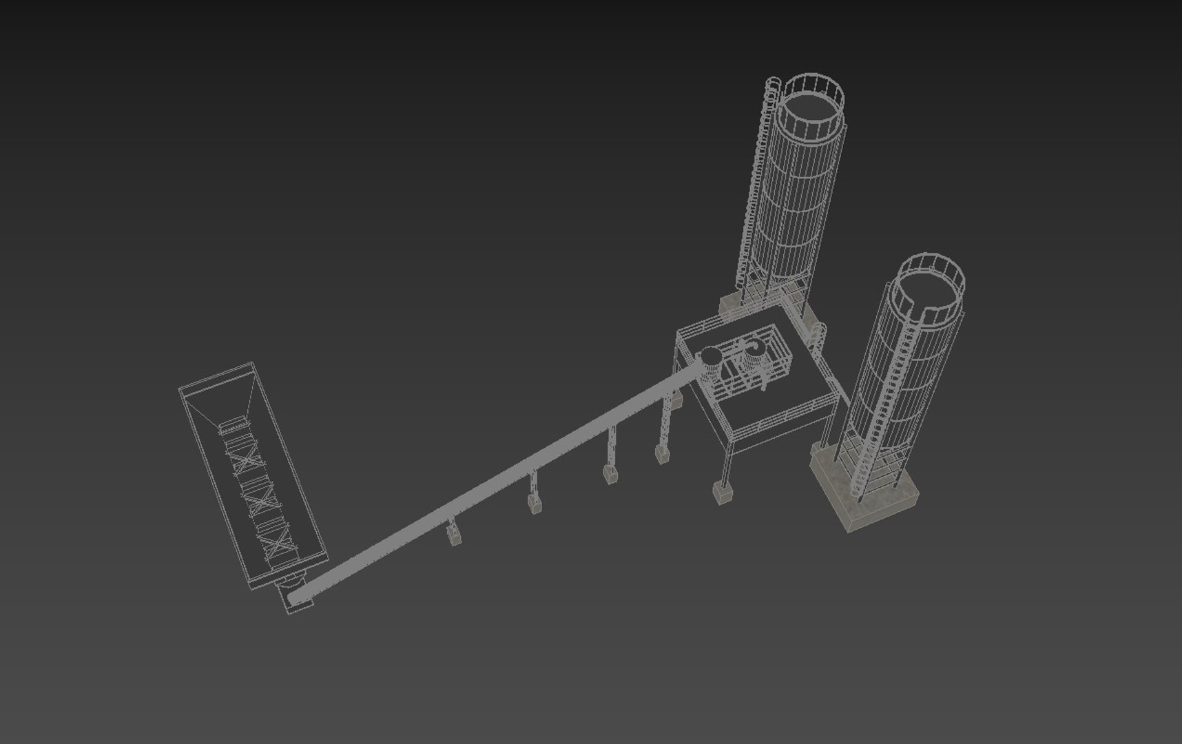 Cement Plant 3D Model - TurboSquid 1536950