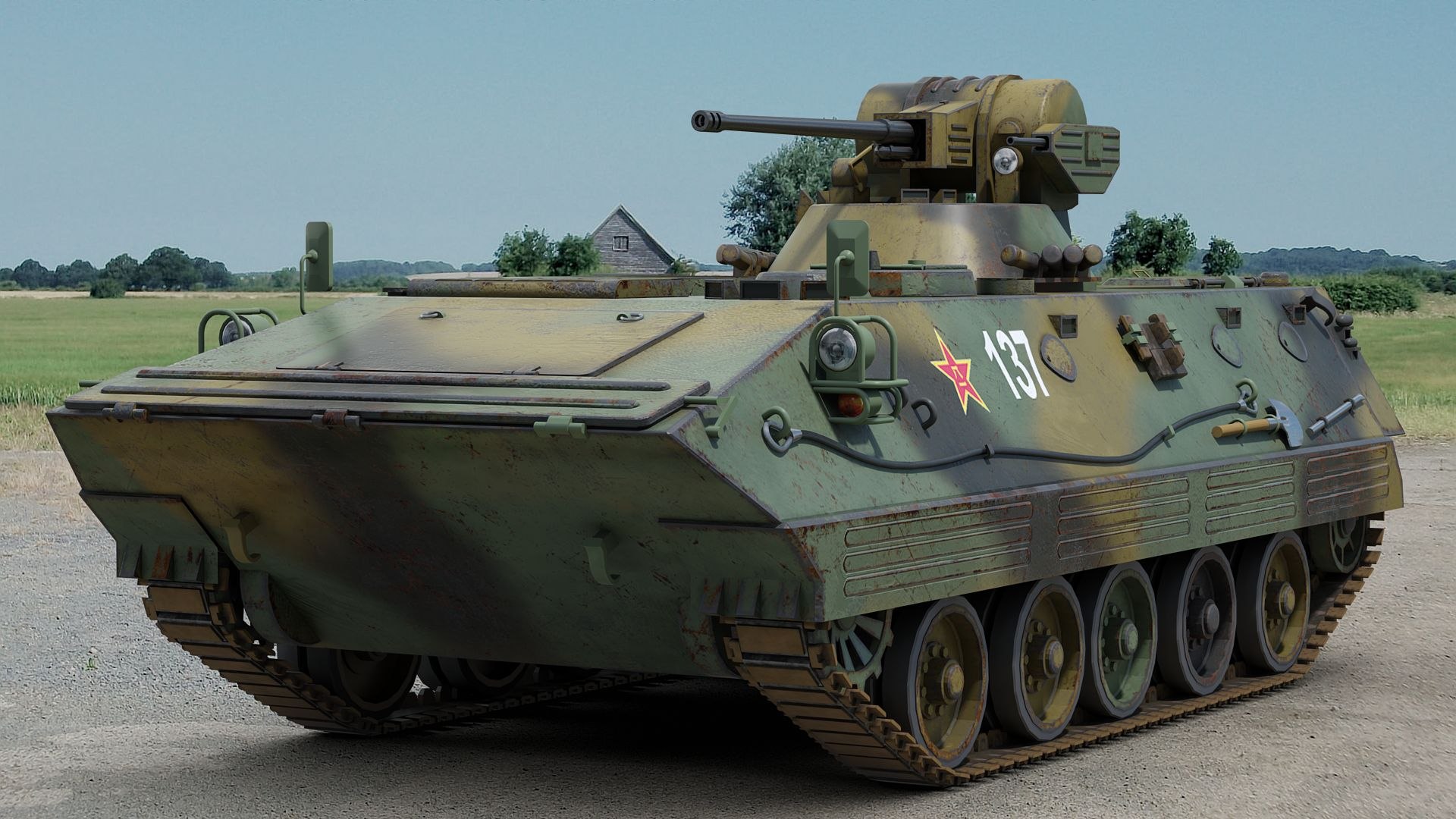 modelo 3d ZSD 90 APC - TurboSquid 1817218