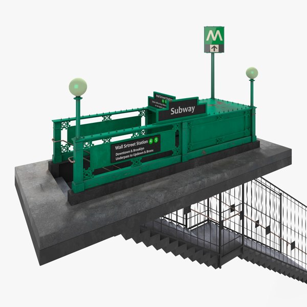 Modelli Gratuito di 3D Metro-Station | TurboSquid