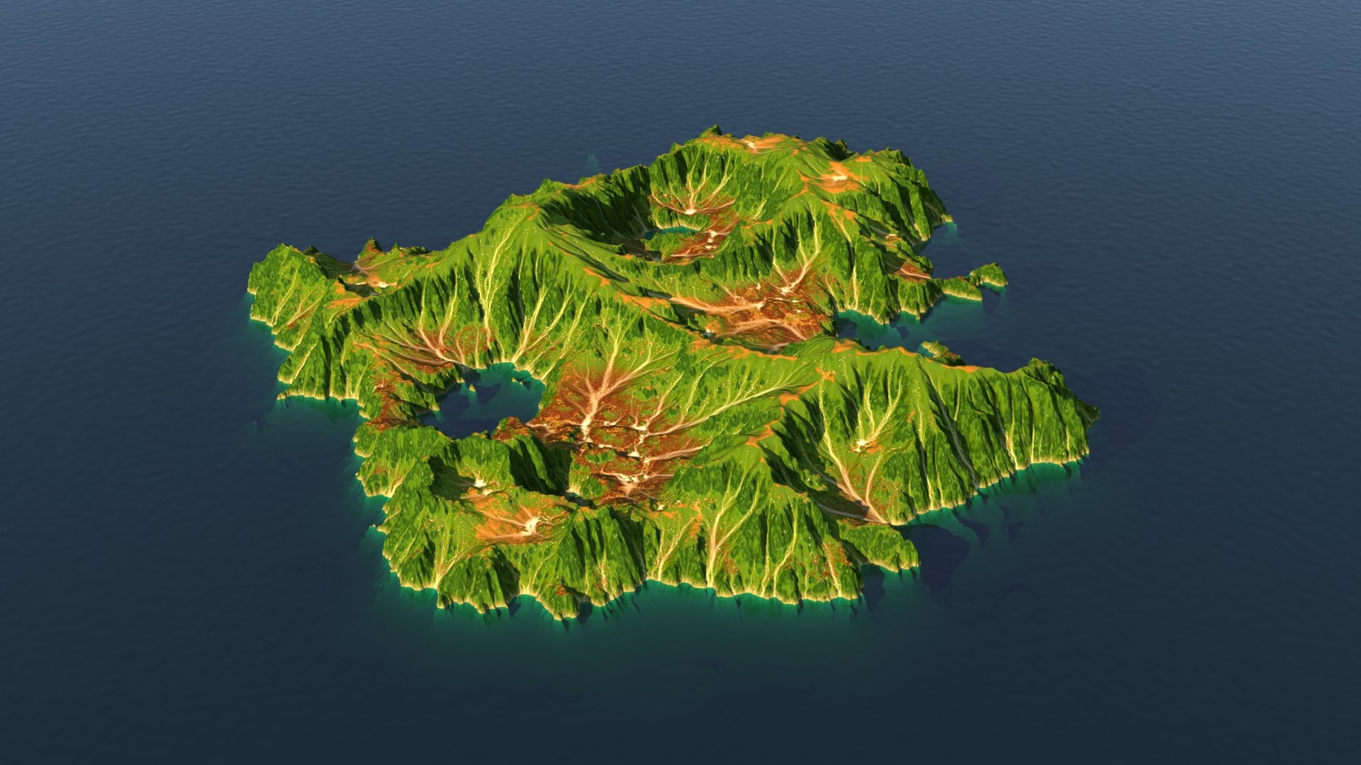 3D Model Island Terrain Collection - TurboSquid 2020191