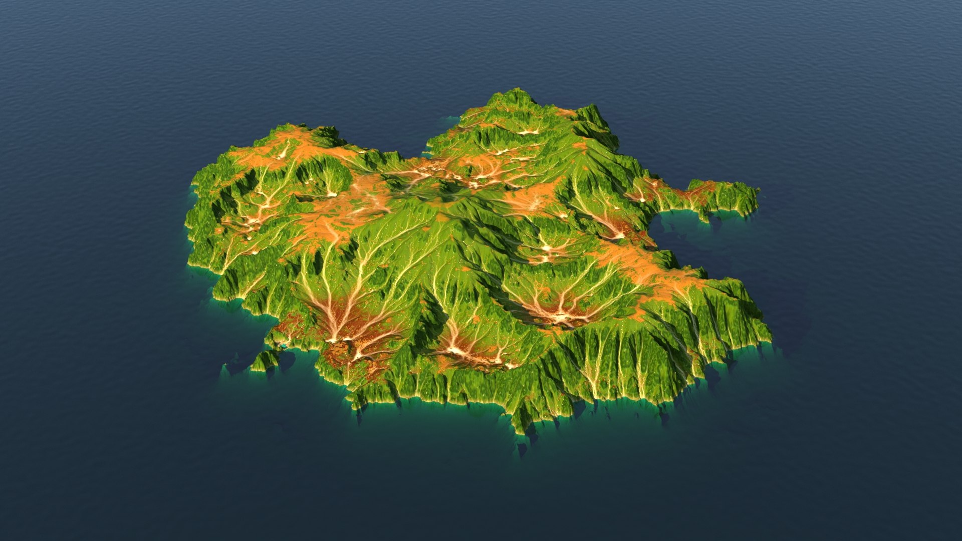3D Model Island Terrain Collection - TurboSquid 2020191