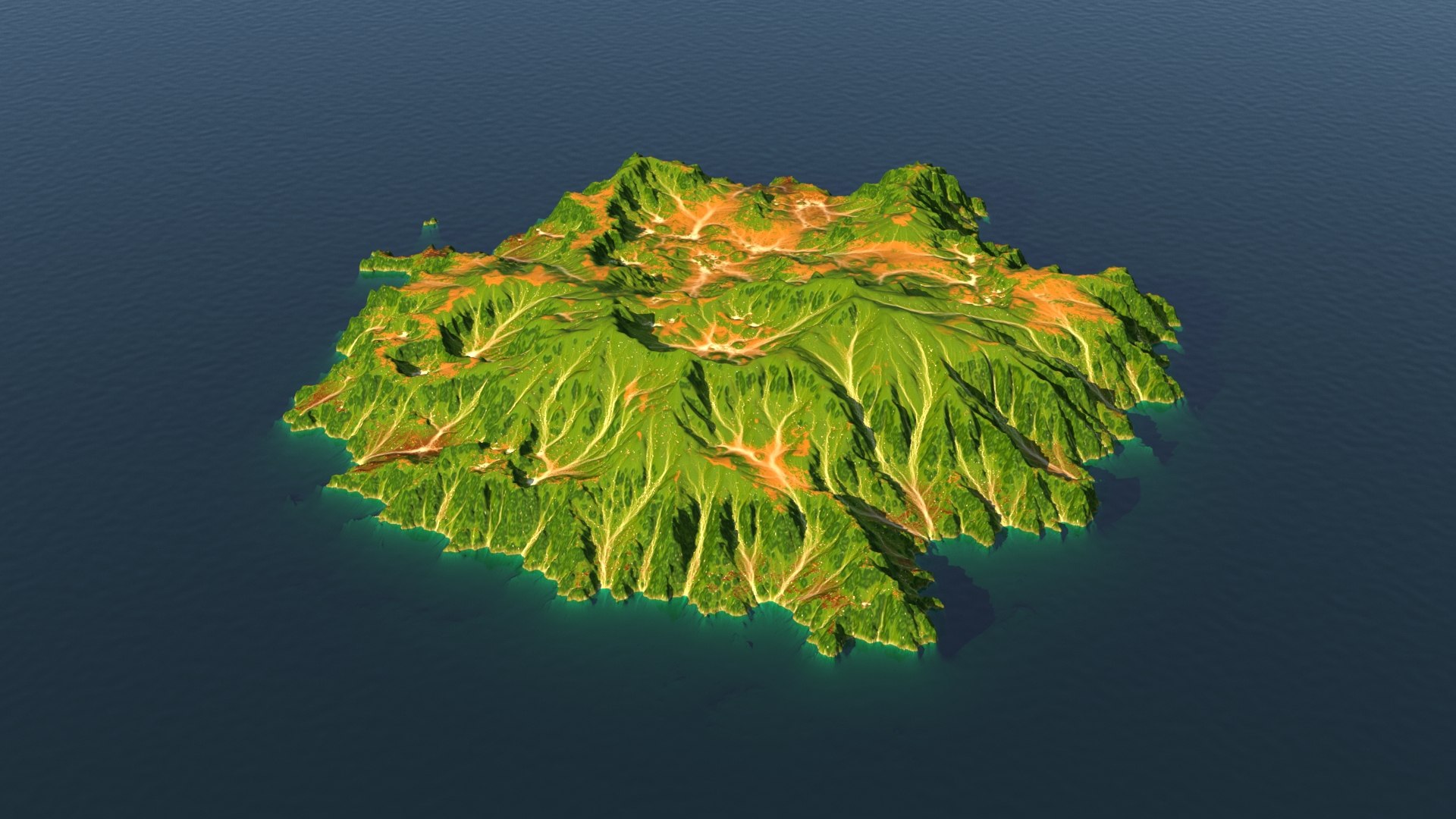 3D Model Island Terrain Collection - TurboSquid 2020191