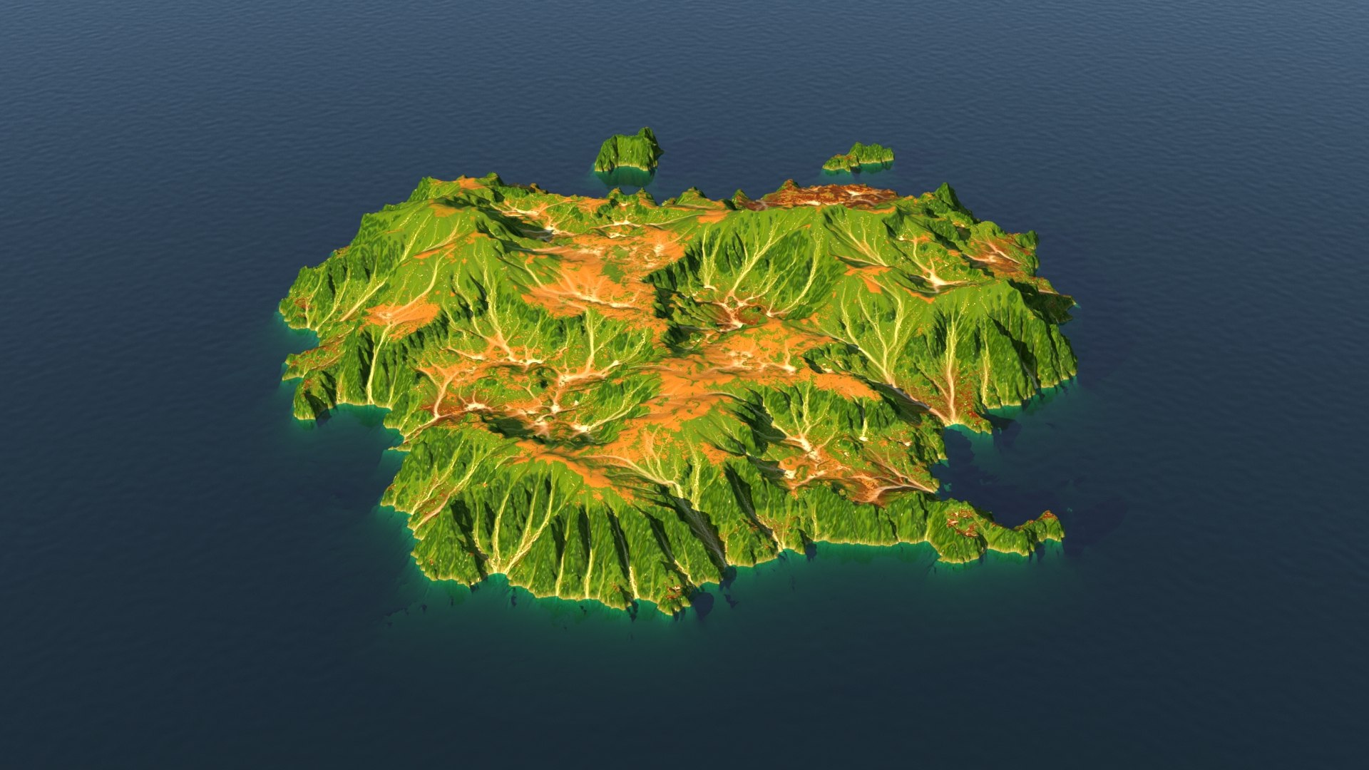3D Model Island Terrain Collection - TurboSquid 2020191