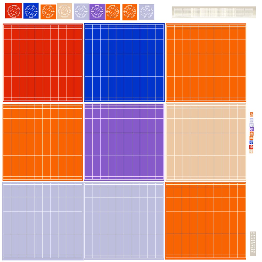 3D model Colored Candles - TurboSquid 1838733