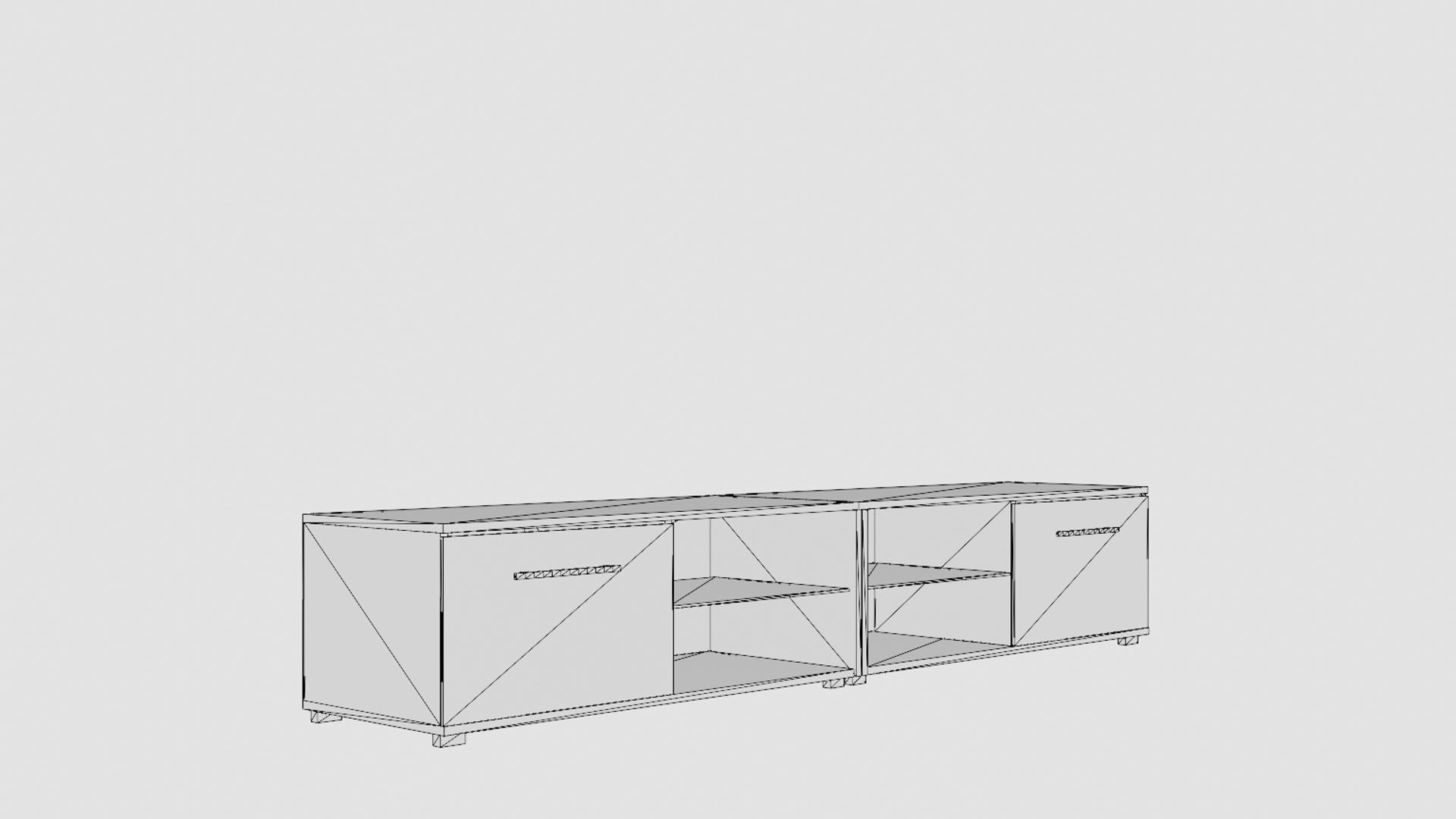 3D Storsjo TV Bench 200 Cm Model - TurboSquid 2233449