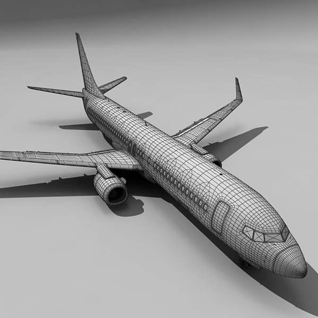 Boeing 737-800 Plane Garuda 3ds