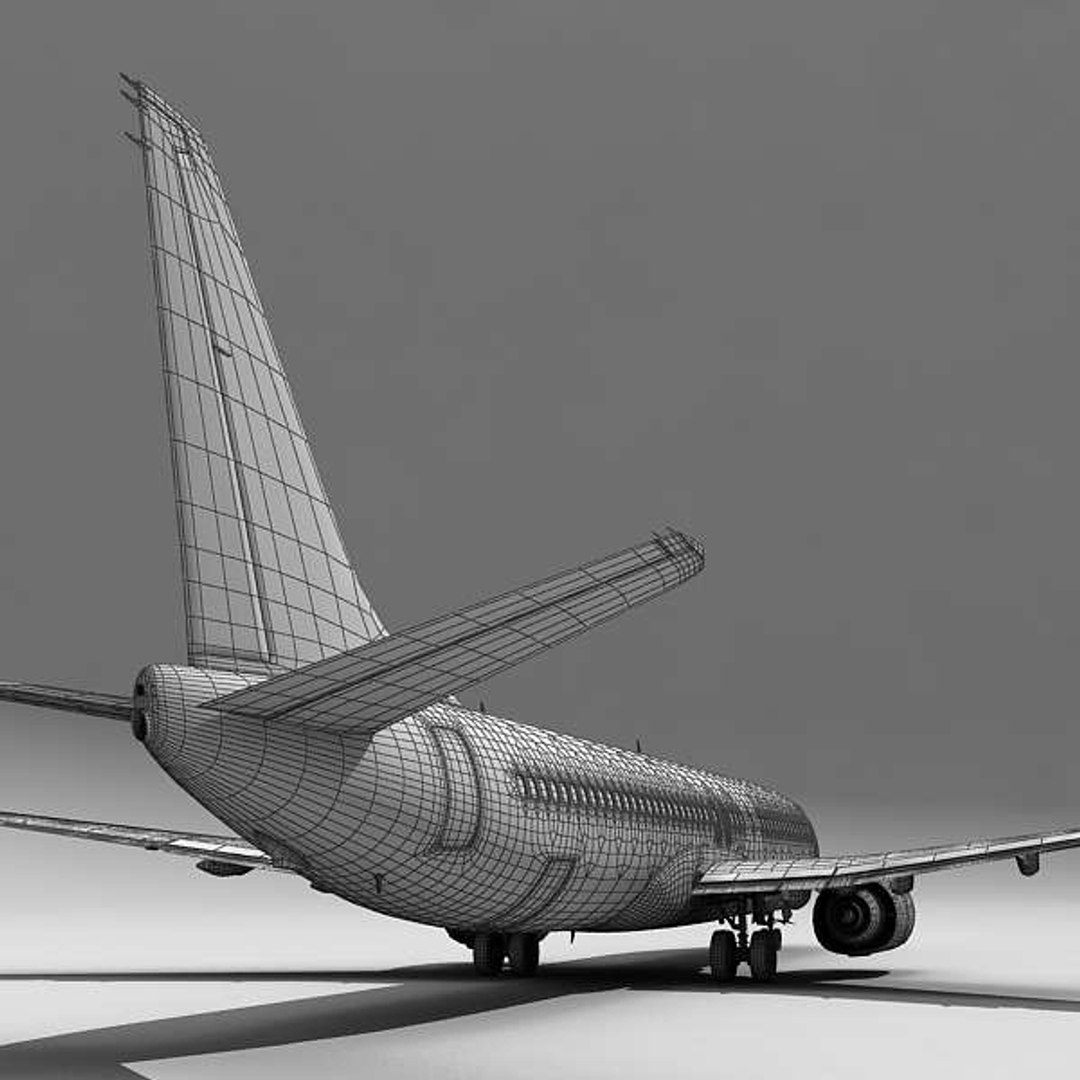 Boeing 737-800 Plane Garuda 3ds