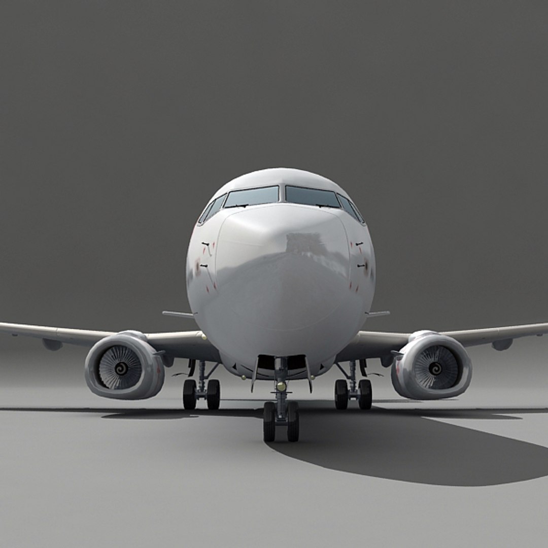 Boeing 737-800 Plane Garuda 3ds