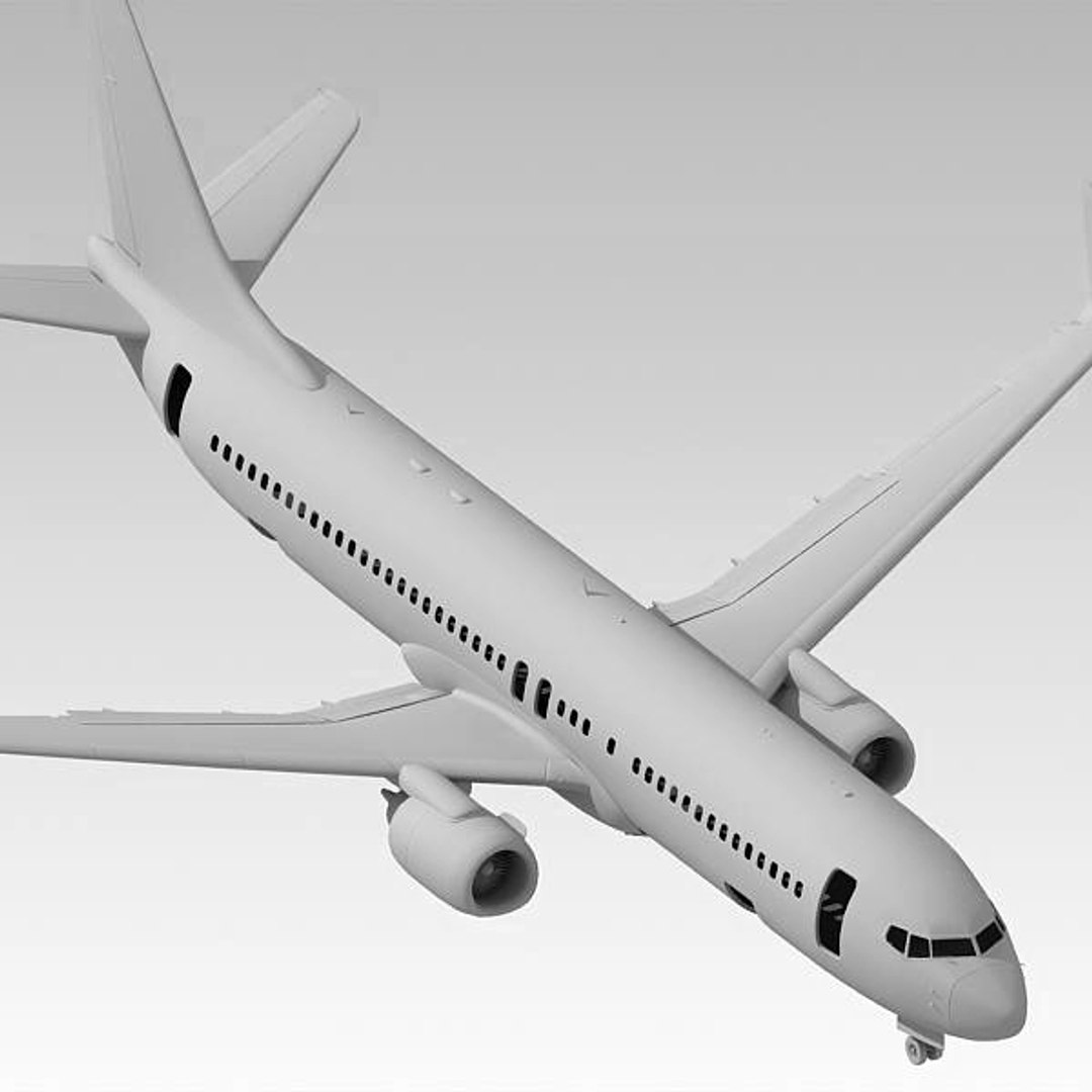 Boeing 737-800 Plane Garuda 3ds