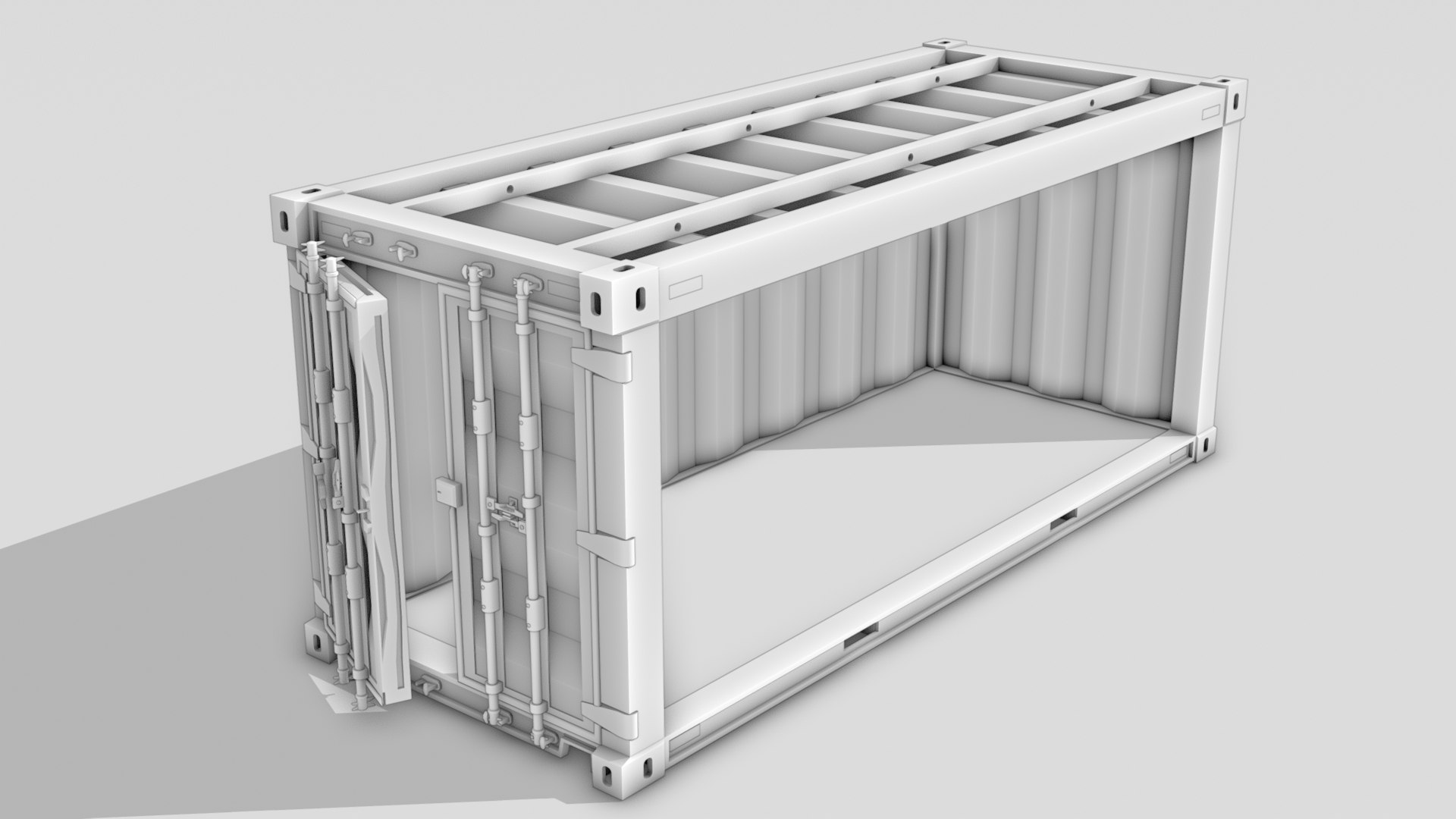 Stylized Cargo Shipping Container 3D Model - TurboSquid 2203958