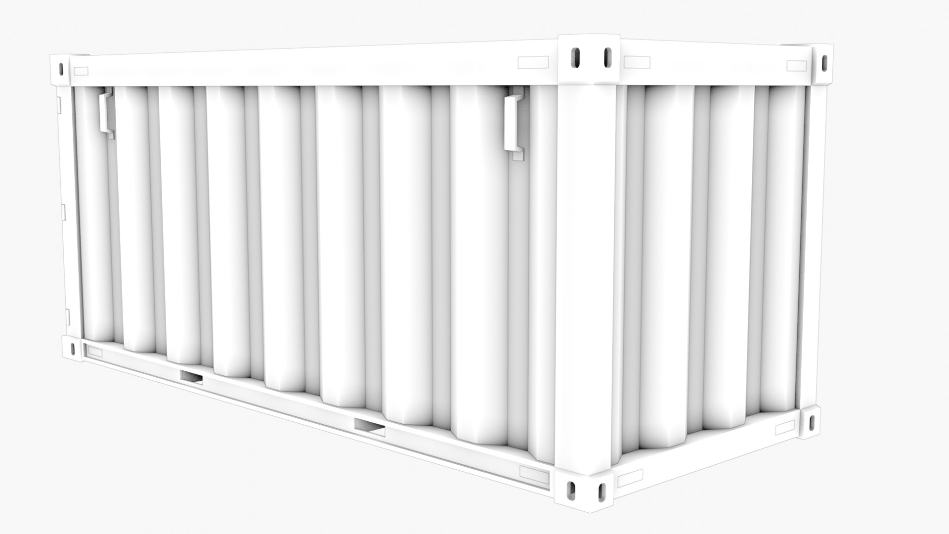 Stylized Cargo Shipping Container 3D Model - TurboSquid 2203958