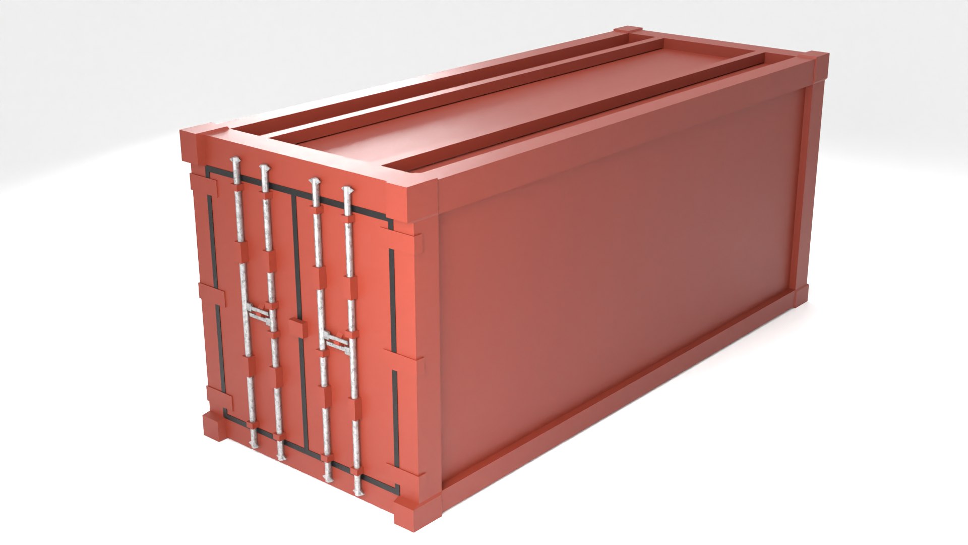 Stylized Cargo Shipping Container 3D Model - TurboSquid 2203958
