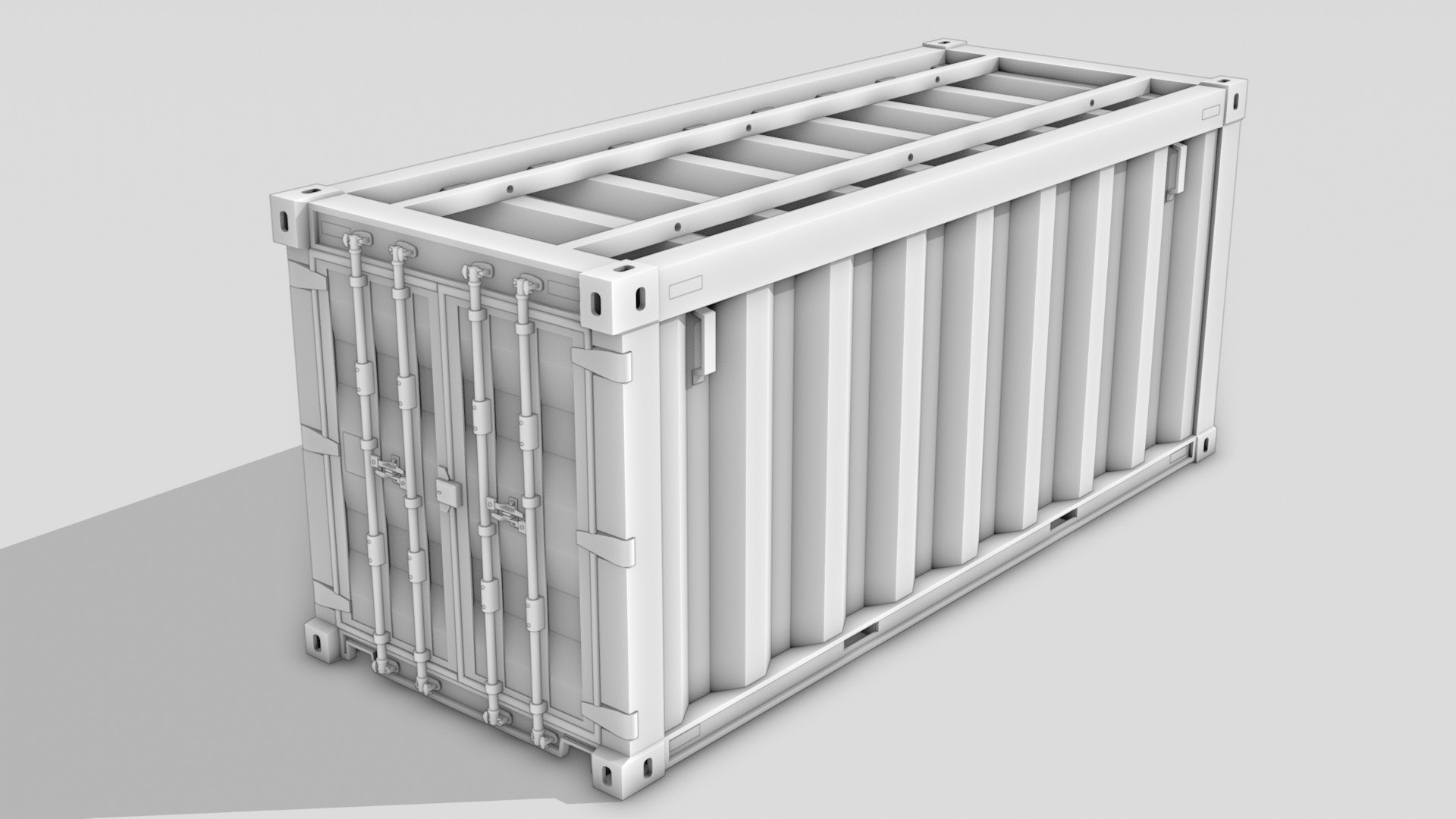 Stylized Cargo Shipping Container 3D Model - TurboSquid 2203958