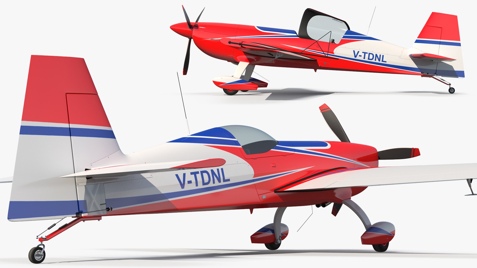 3D aerobatic monoplane extra ea-300 model - TurboSquid 1486249